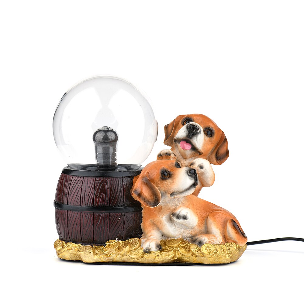 Lampe Plasma Chien | Lampe de Nuit